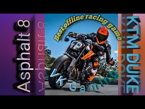 Bike racing video KTM DUKE racing bike gameplay - YouTube