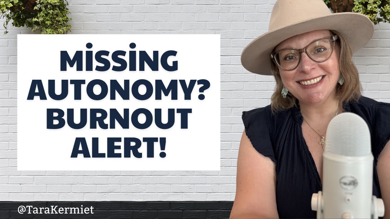 Burnout Alert: How Lack Of Autonomy Is Draining Your Energy - YouTube
