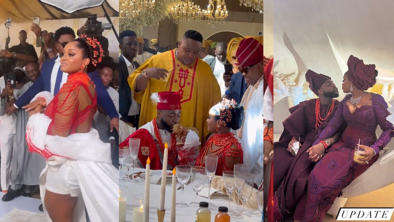 CHIOMA ENTRANCE at their Traditional wedding Ceremony as she find ...