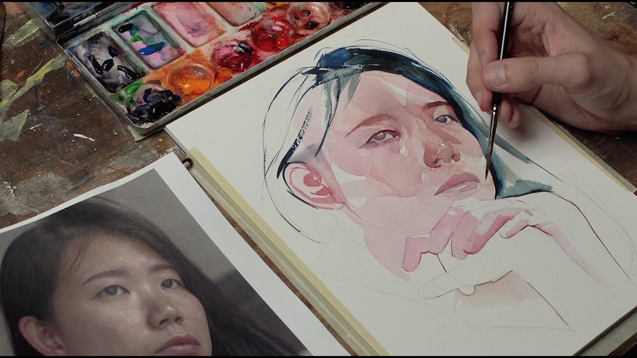 Nick Runge | "Stylized Watercolor" | Trailer - YouTube