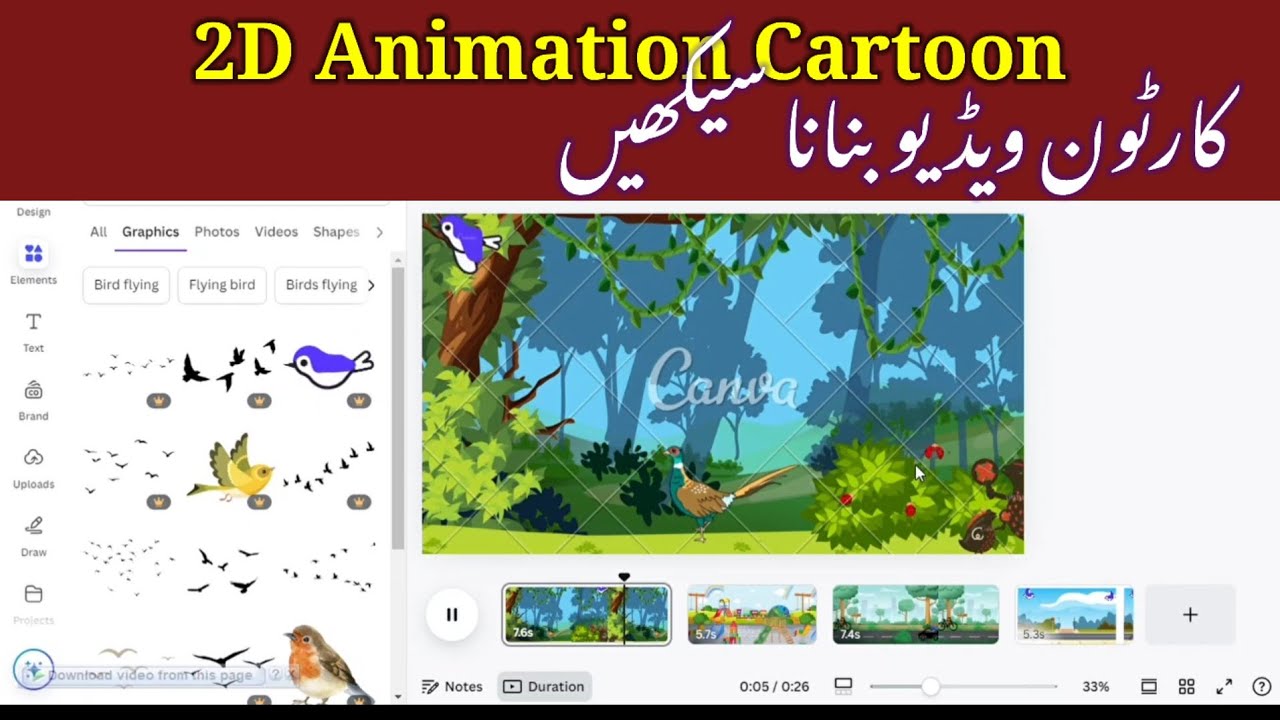 How to make Cartoon Video || Animated Cartoon Video || Canva Tutorial ...