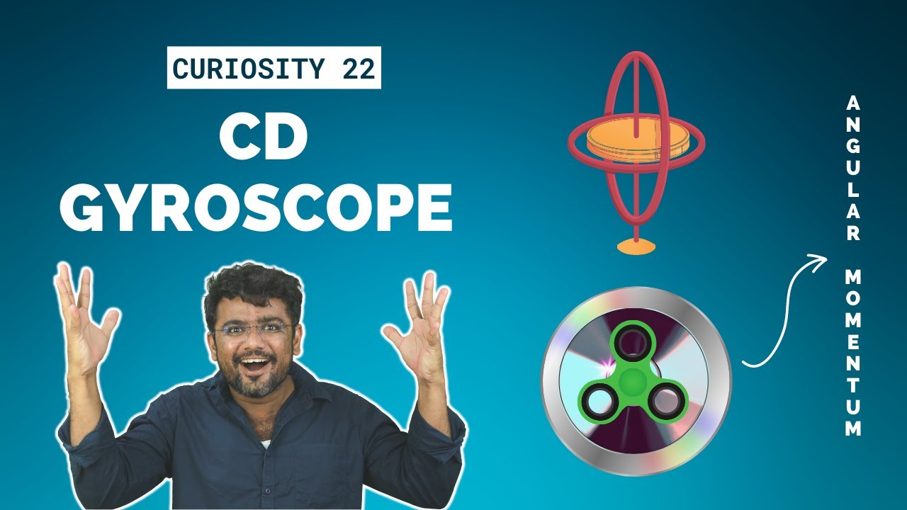 CD Gyroscope | CD जाइरोस्कोप | Curiosity 22 - YouTube