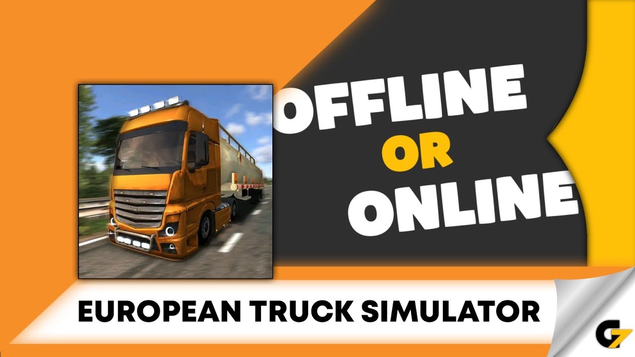 European Truck Simulator game offline or online ? - YouTube
