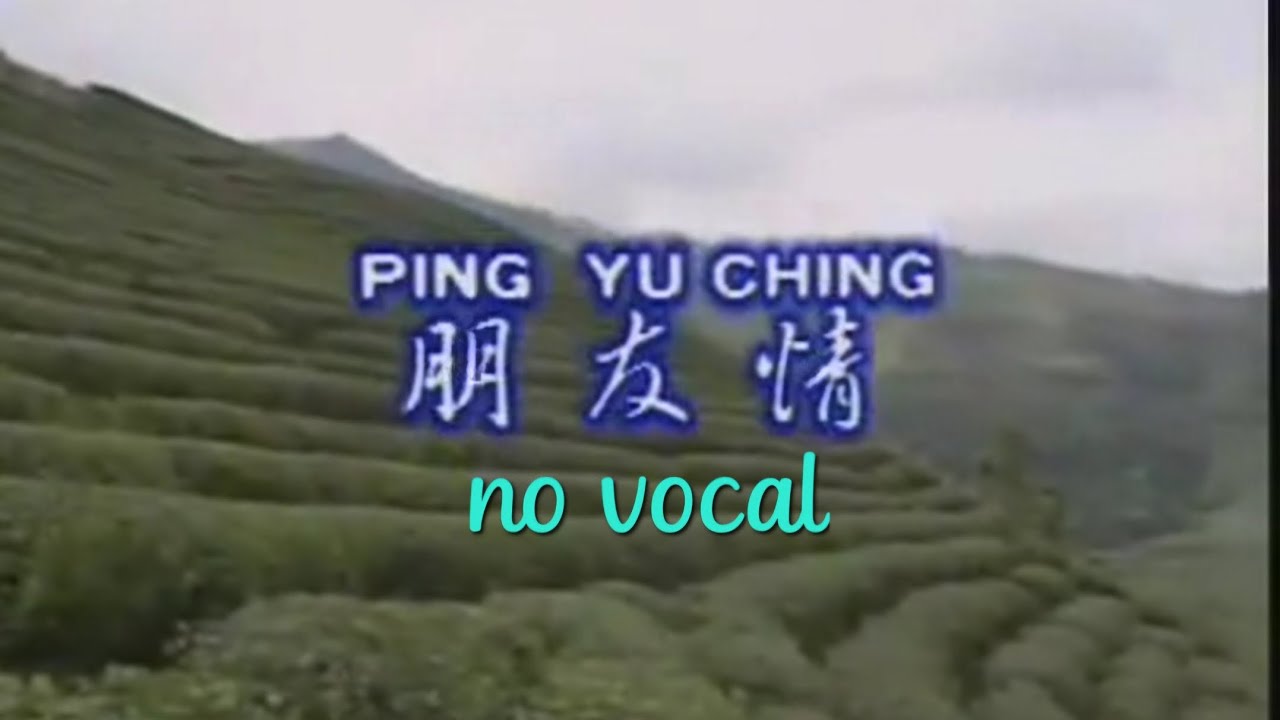 朋友情 Ping Yu Cing 伴奏 karaoke 叶启田 Ye Qi Tian 福建 Hokkien - YouTube