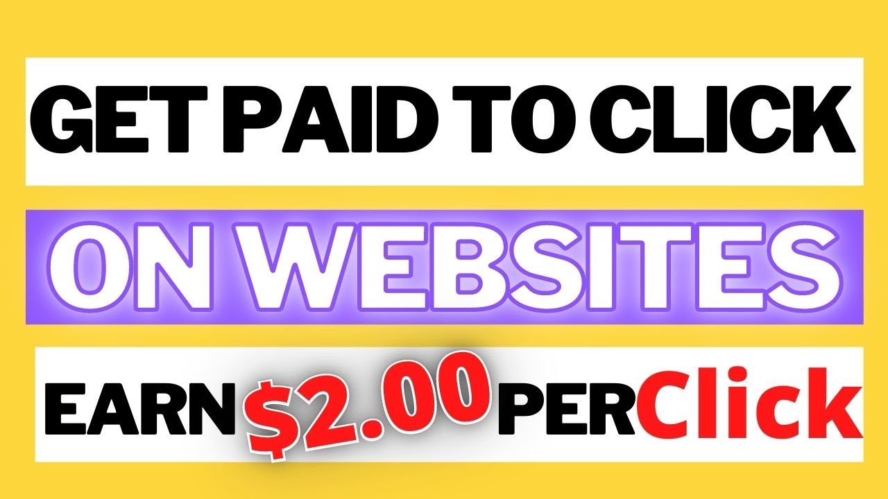 Secrets About GET PAID TO CLICK ON WEBSITES (EARN $2.00 Per Click ...