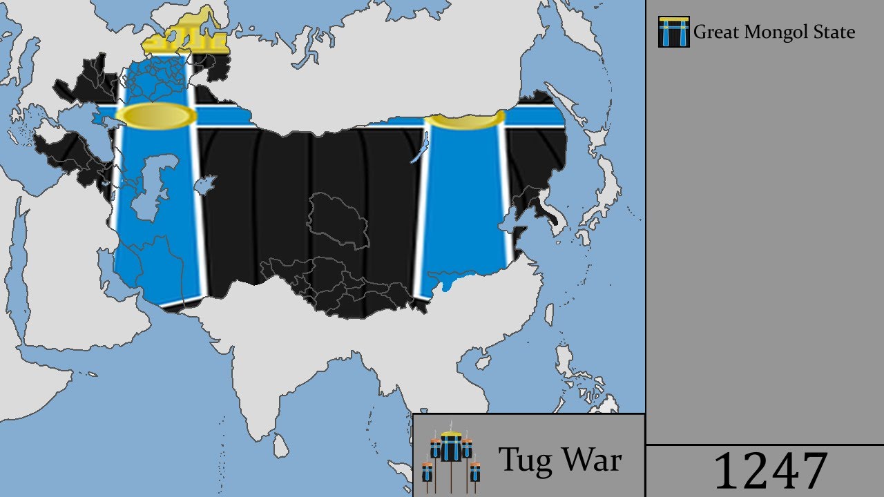Mongol Empire History Every Year | With Flags - YouTube