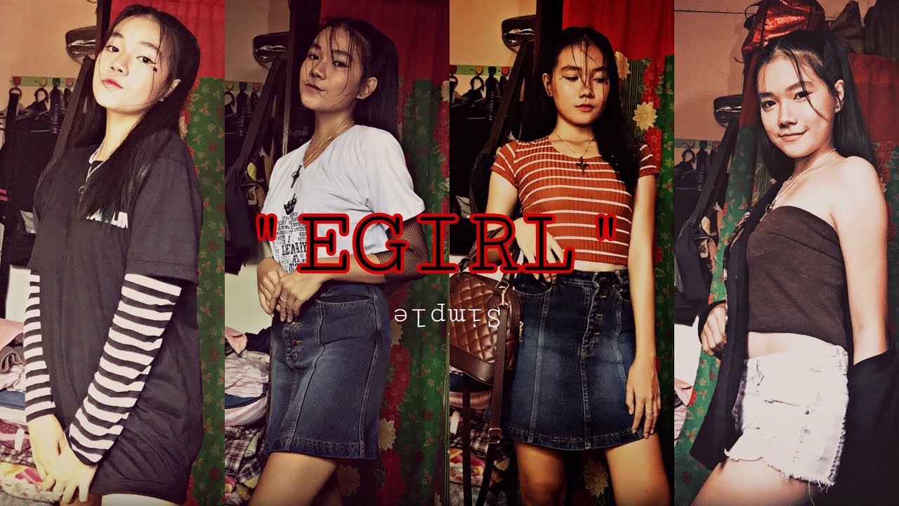 SIMPLE EGIRL // Simple outfit and make-up!! - YouTube