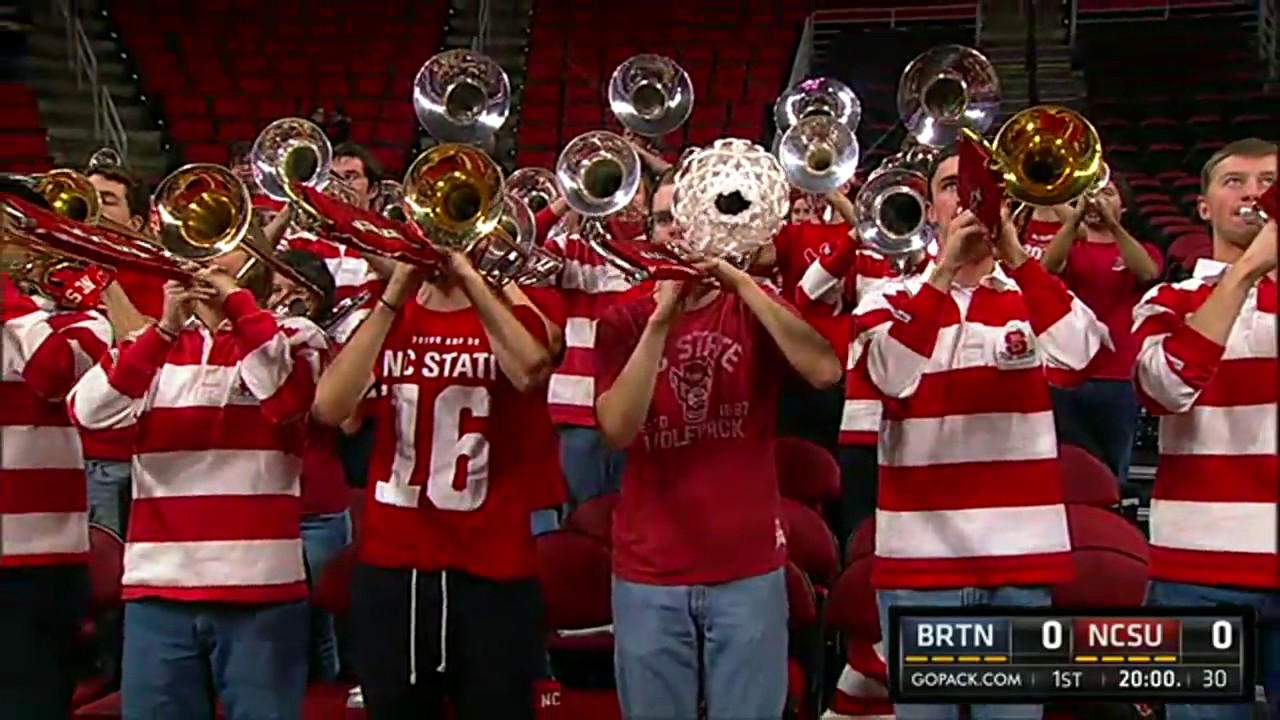 2016.11.07 Barton College Bulldogs at NC State Wolfpack Basketball ...
