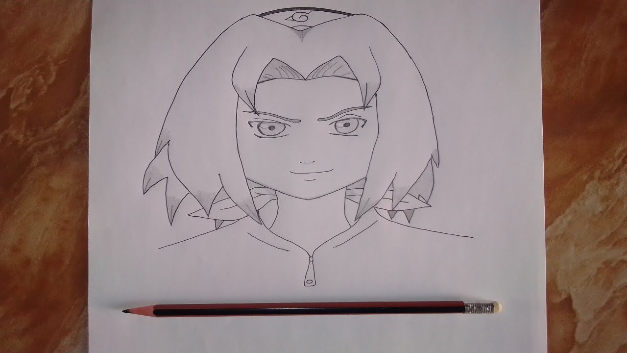 How to Draw Sakura | Naruto Shippuden | Step by step drawing!!! - YouTube