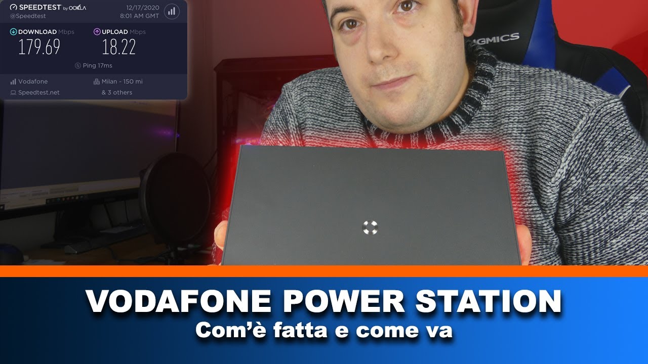 Vodafone Power Station, recensione ed esperienza d'uso. - YouTube