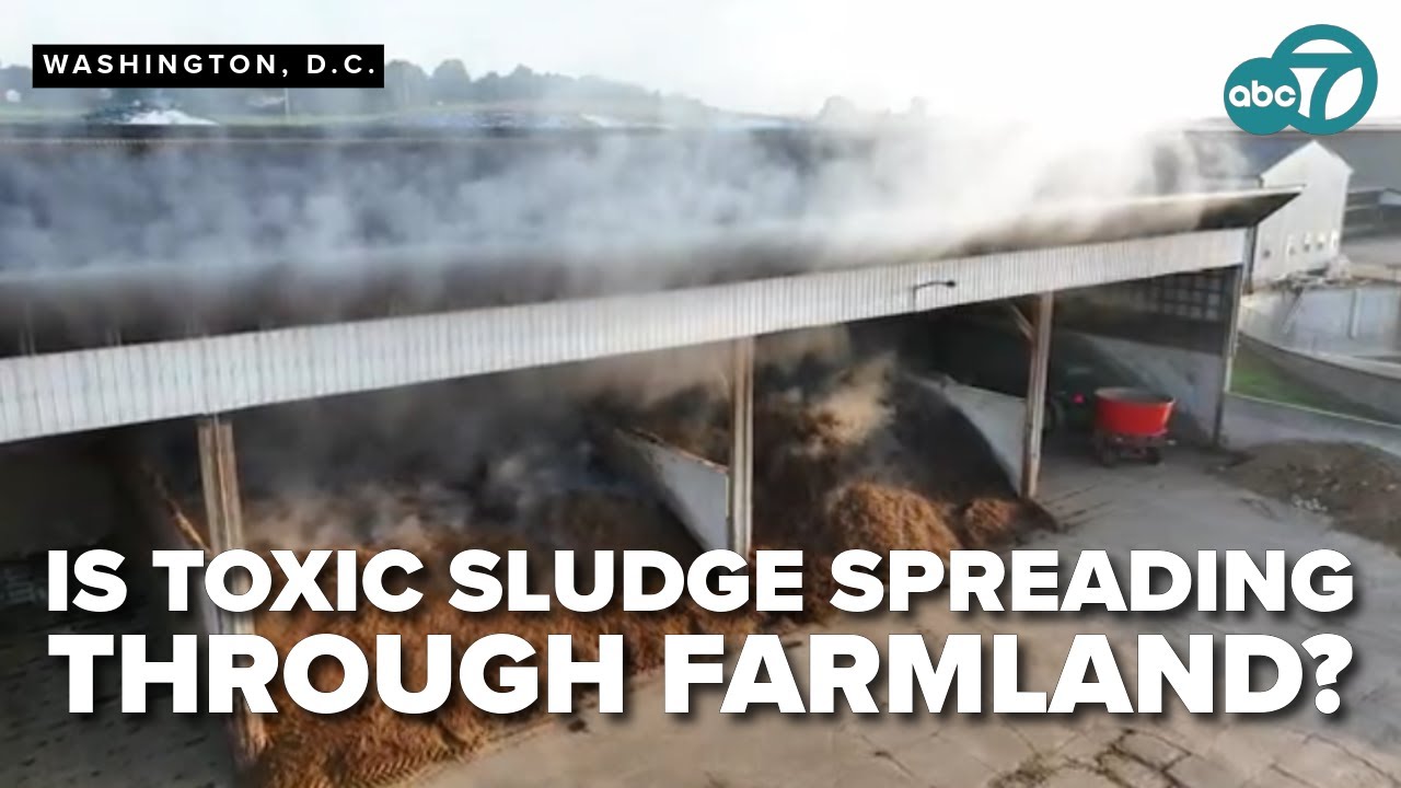 Is toxic sludge spreading through farmland? - YouTube