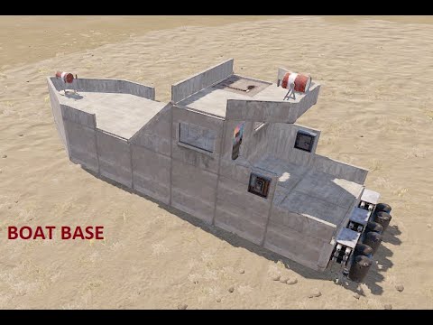 Actual boat base - YouTube