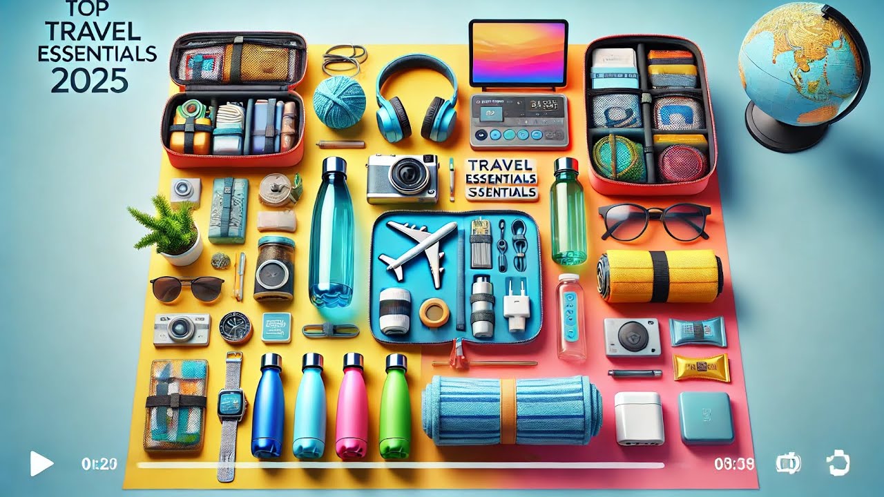 Top 9 Must-Have Travel Essentials for 2025 | Best Products for Stress ...