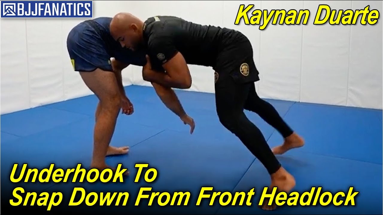 Underhook To Snap Down From Front Headlock by Kaynan Duarte - YouTube