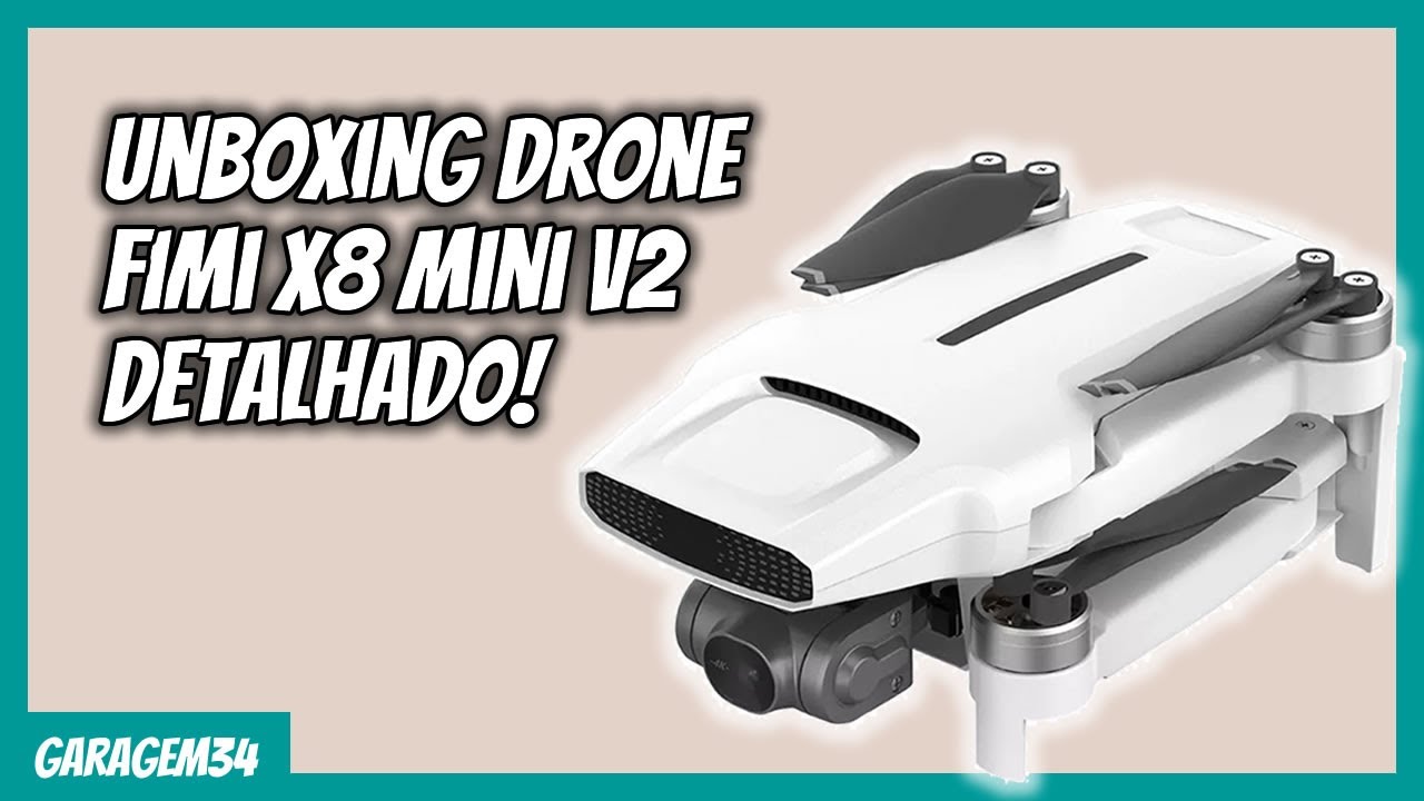 UNBOXING DRONE FIMI X8 MINI V2 COMPLETO E DETALHADO! - YouTube