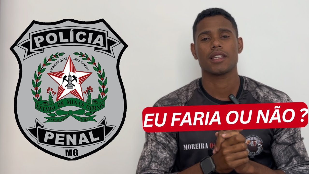 Edital PPMG aberto - concurso Polícia penal de Minas Gerais - YouTube