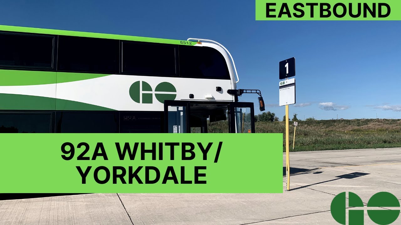 GO Transit 92A in 5 Minutes Eastbound (Timelapse) - YouTube
