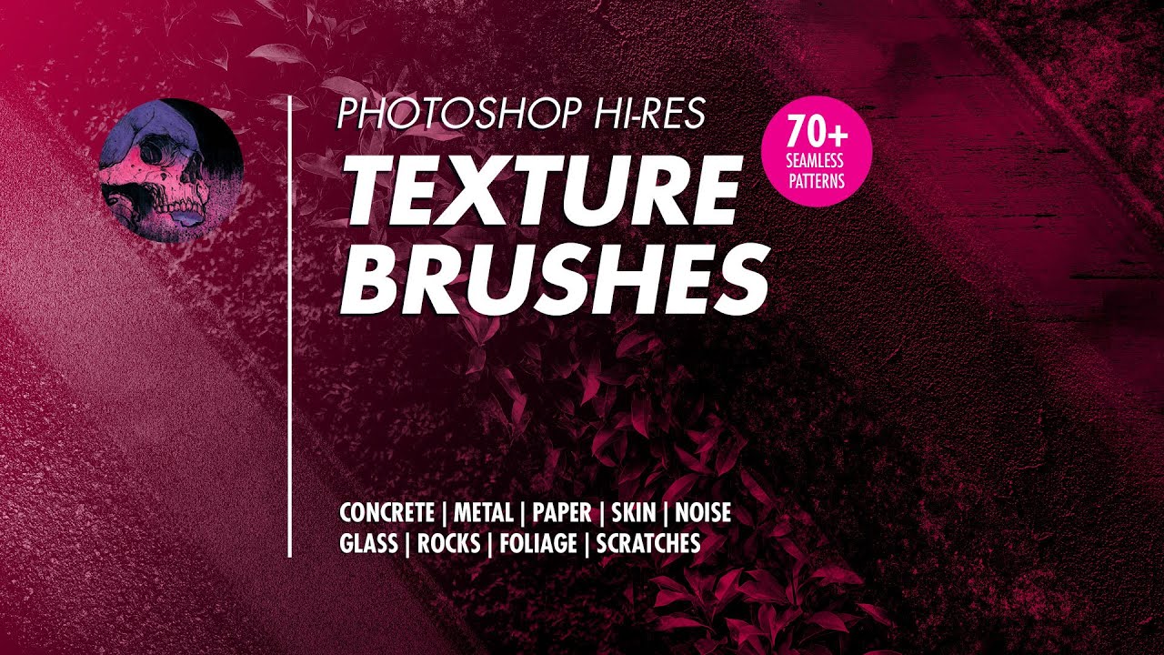 Matt's Photoshop Texture Brush Set - YouTube