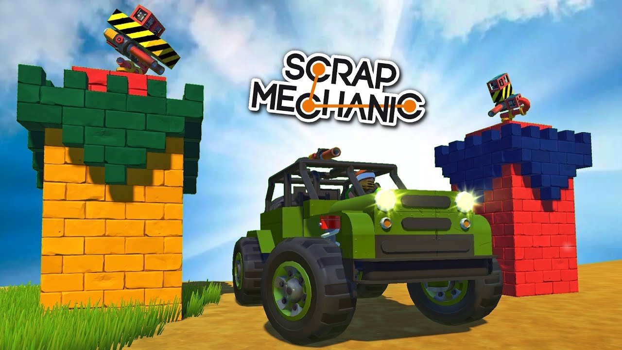 БИТВА БОЕВЫХ БАШЕН - TOWER DEFENSE в Scrap Mechanic !!! СКАЧАТЬ СКРАП ...