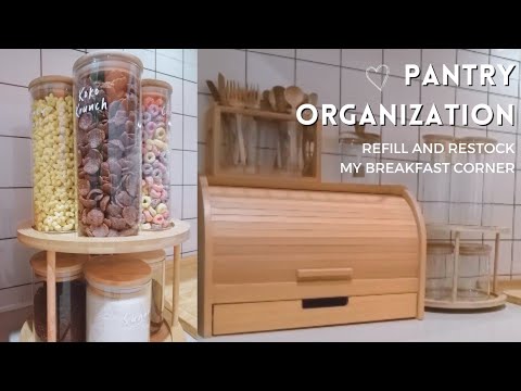 Daily vlog || Refill and restock my breakfast corner | Rak putar ...