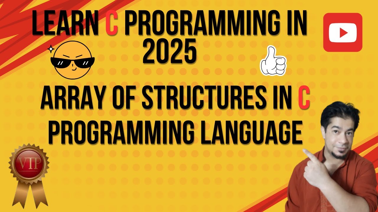 array of structures in c programming | In Urdu Language - YouTube
