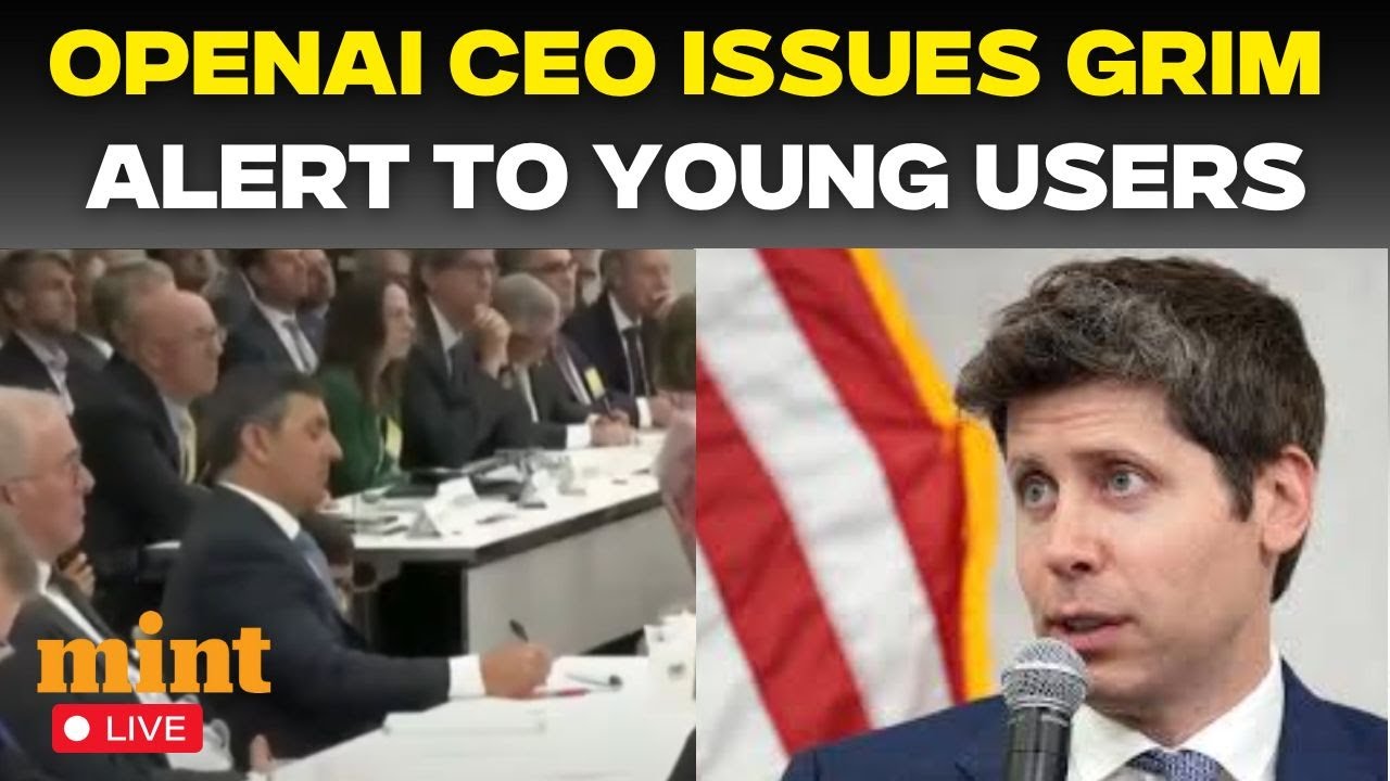 Altman Speech Live: OpenAI CEO Alerts Young Generation on AI Risks ...