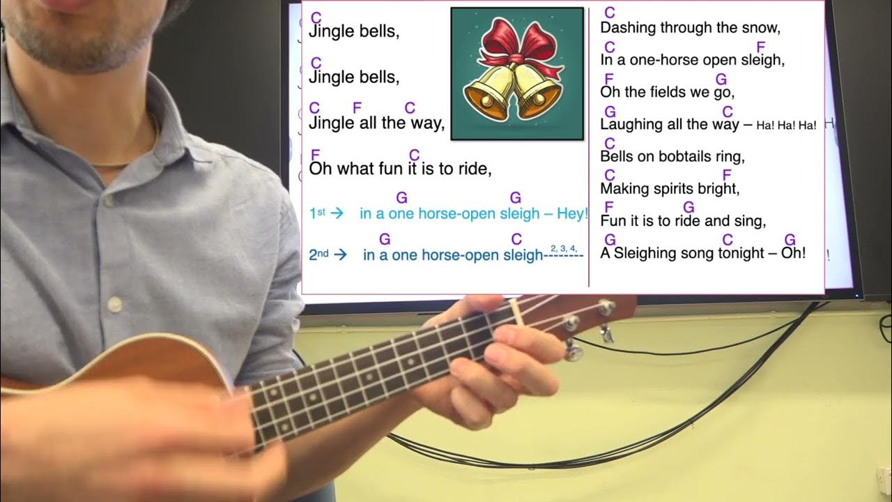 Jingle Bells Ukulele (Easy Chords) - YouTube