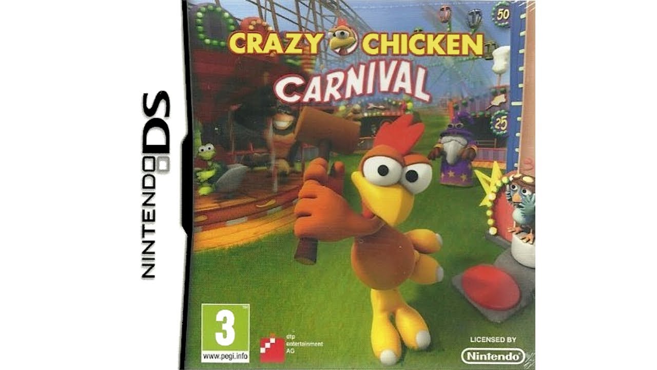 Nintendo DS - Crazy Chicken: Carnival 'Intro & Gameplay' - YouTube