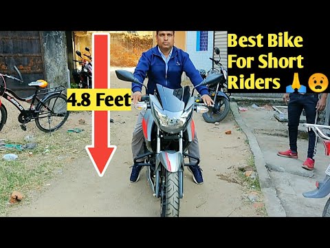 2021 TVS Apache RTR 160 2V BS6 Seat Hight Test 😱 😲 | Best Bike For Shot Rider | Apache 160 2V BS6