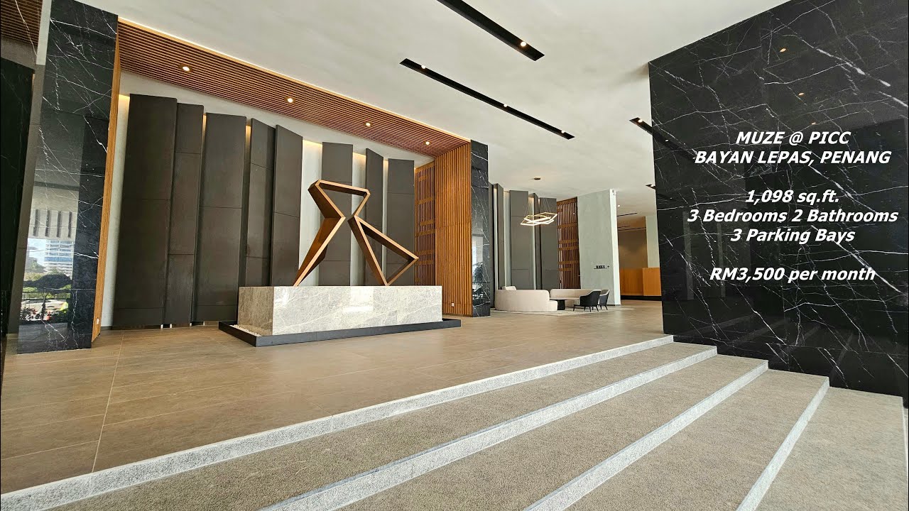 Muze @ PICC, Bayan Lepas, Penang. 3 Bedrooms 2 Bathrooms, Fully ...