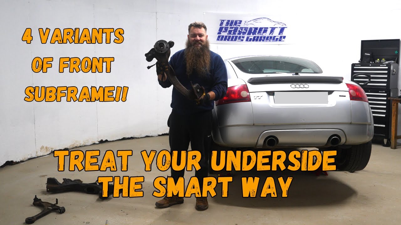 How to plan & restore audi tt subframe and underside on a budget - YouTube