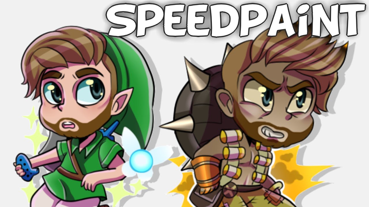Speedpaint | Adam's Gamer Stickers - YouTube