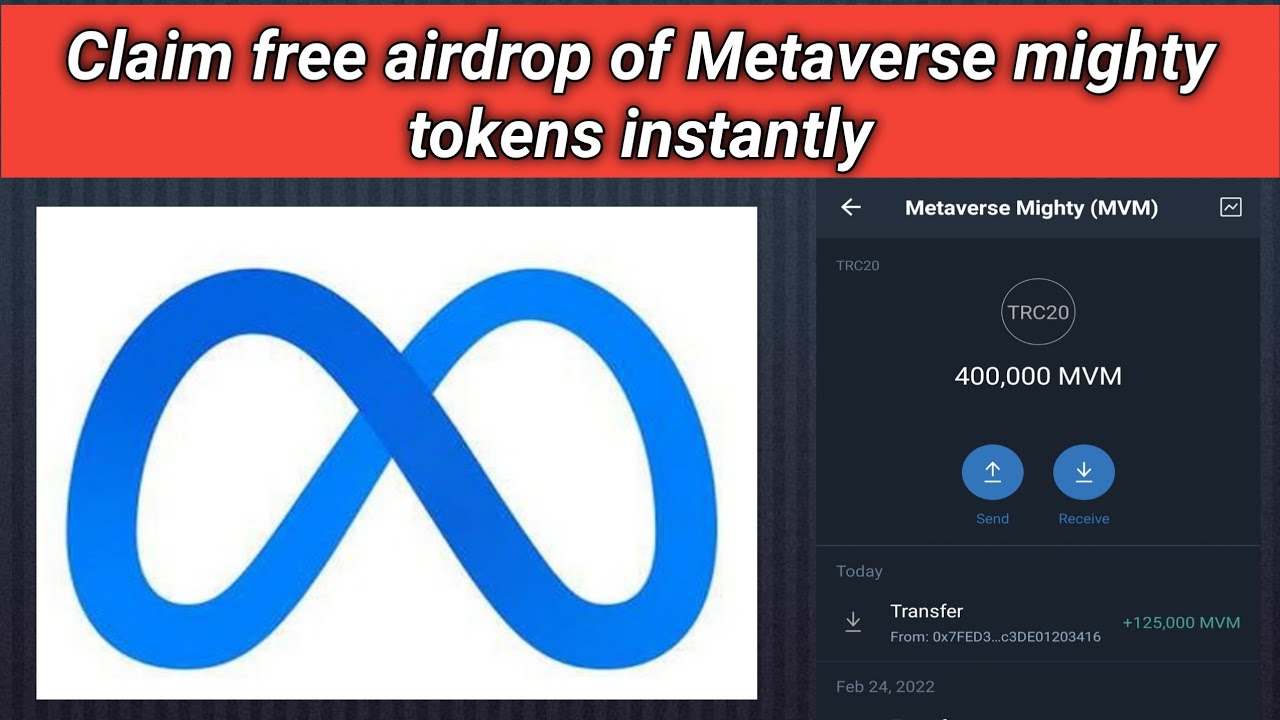 claim free airdrop of Metaverse mighty tokens instantly in trust wallet ...