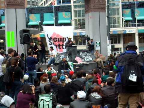 Joe Turkel at Occupy Seattle 10/12/2011