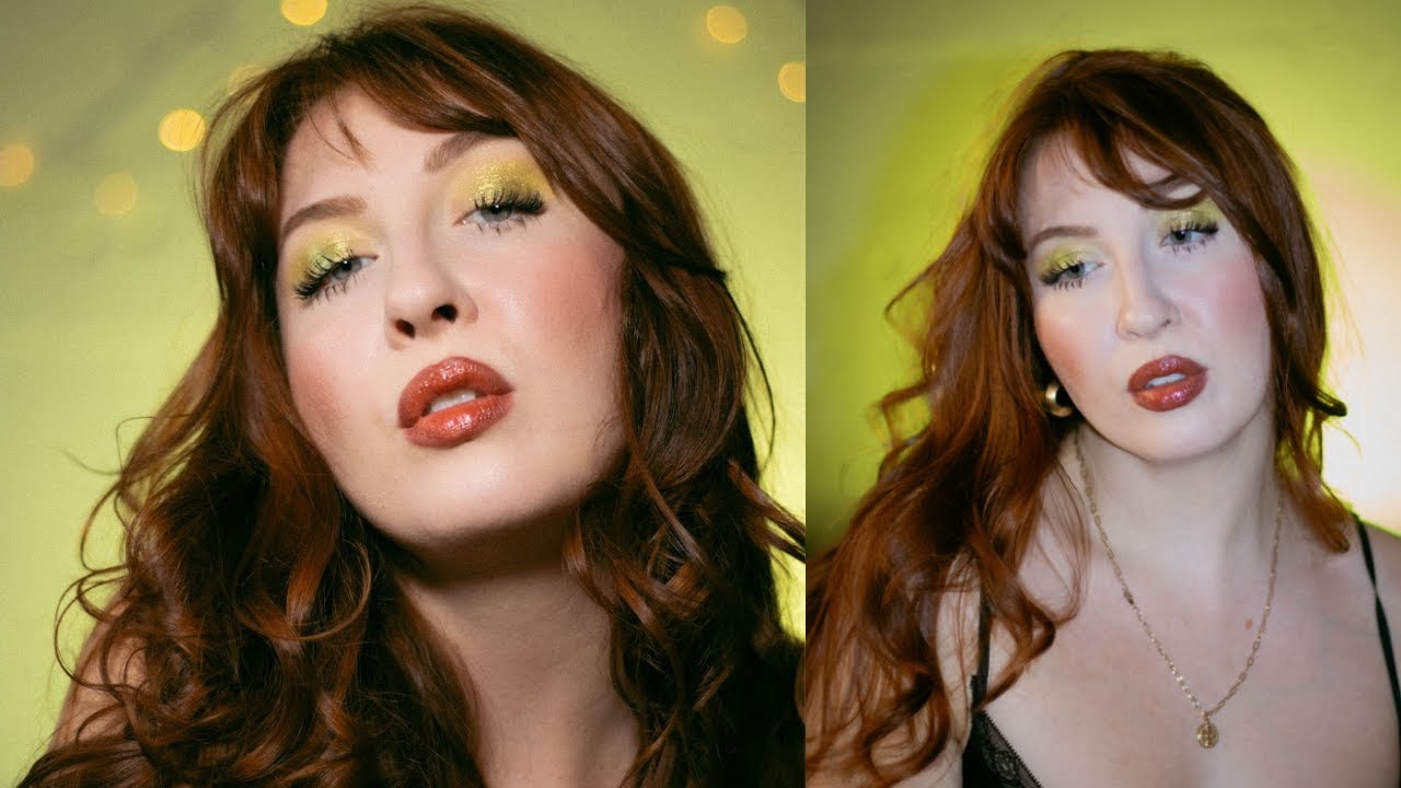 chartreuse eye makeup🍸 - YouTube