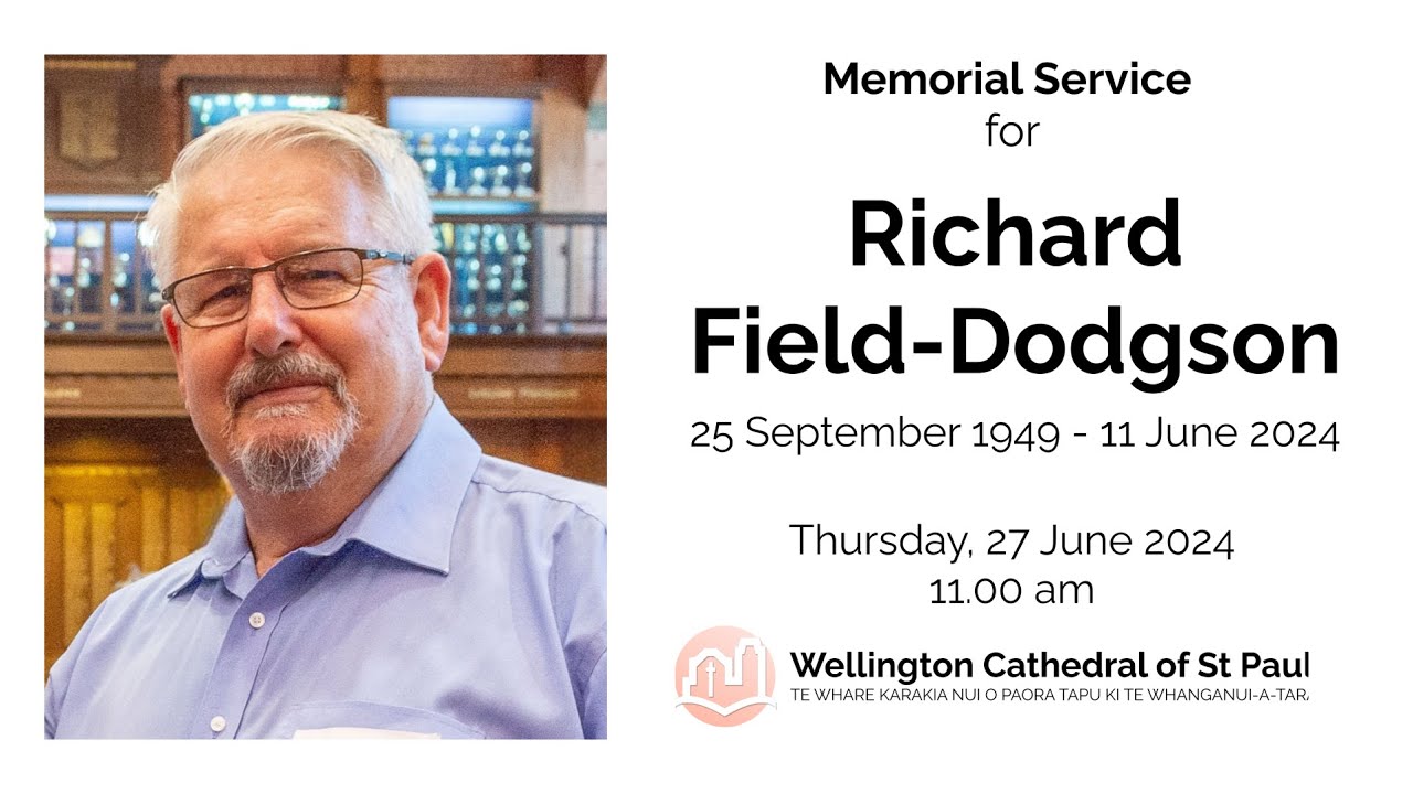 Memorial Service for Richard Field-Dodgson - YouTube
