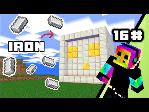 I MADE MY HEAD STATUE OUT OF IRON BLOCKS IN [MINECRAFT SURVIVAL SERIES ...