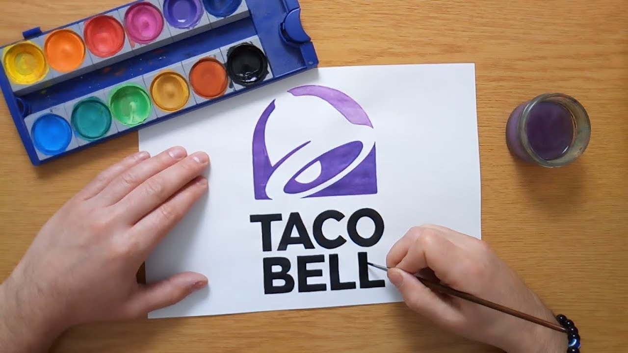 How To Draw The Taco Bell Logo YouTube How To Draw The Taco Bell Logo YouTube