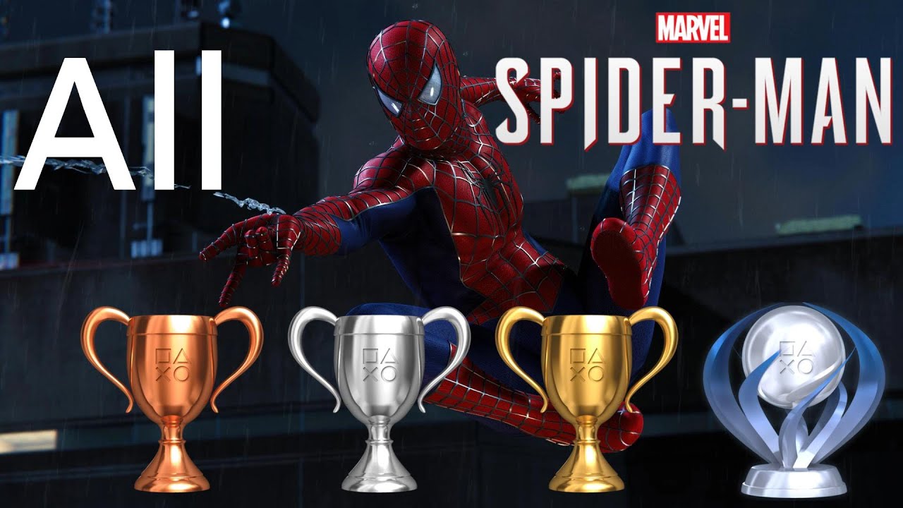 All Marvel's Spider-Man Trophies | PS5 - YouTube