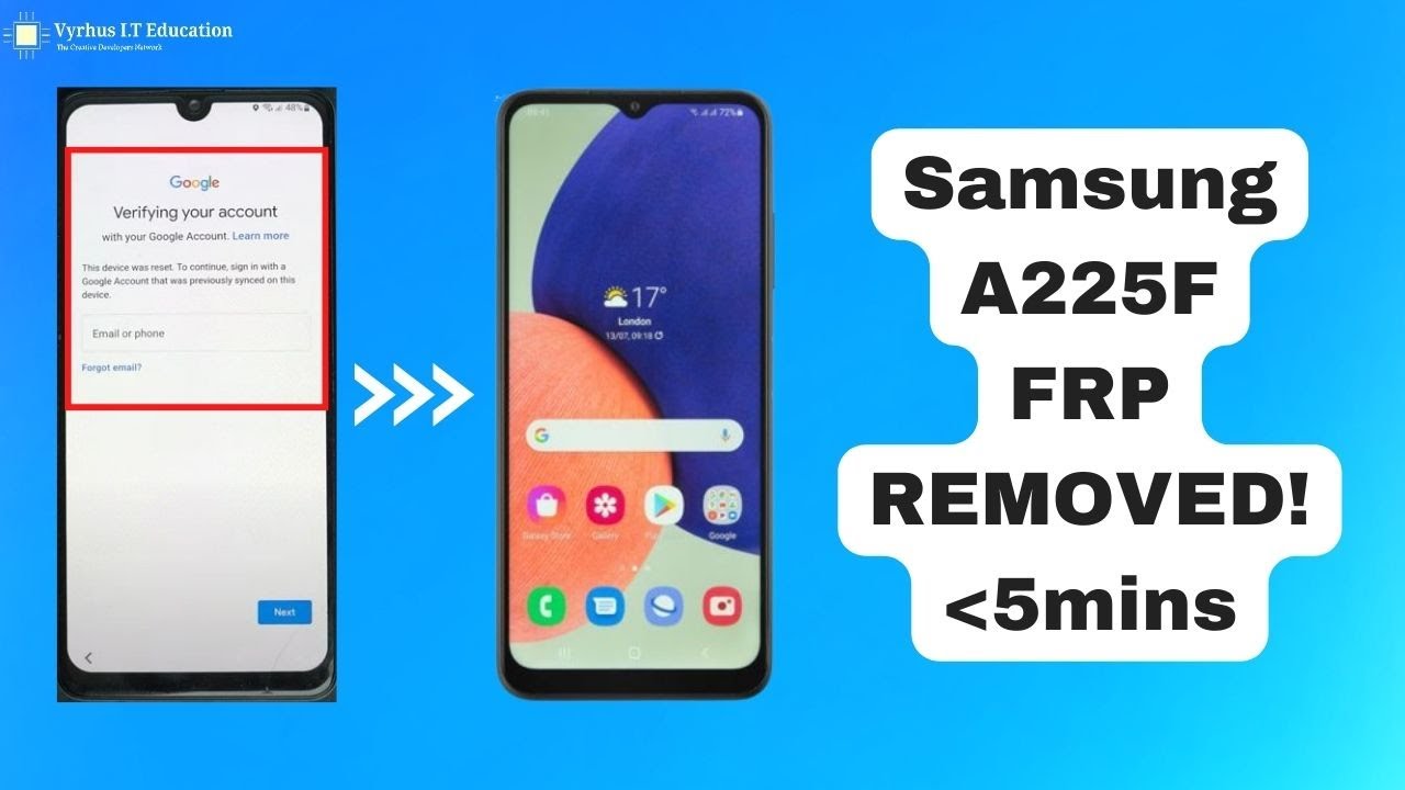 Samsung A225F FRP REMOVE! - YouTube