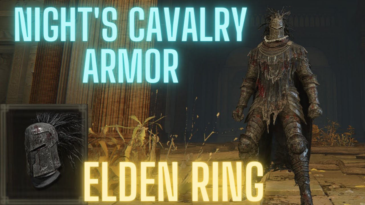 Elden Ring Legendary Nightrider Armor Set (Black Knight) - YouTube