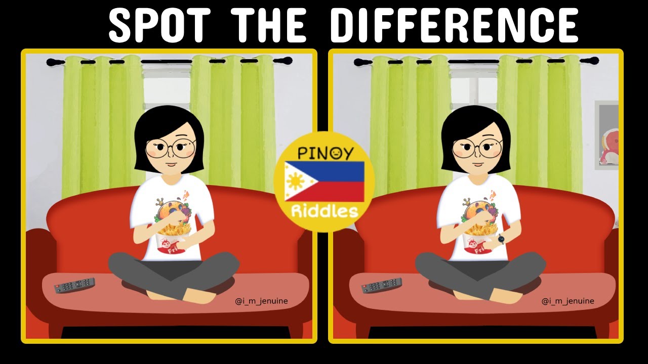SPOT THE DIFFERENCE | Pinoy Riddles - YouTube