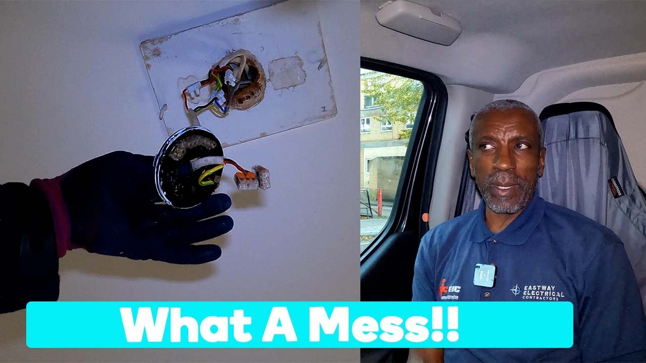 "WHAT IS GOING ON HERE?!!" | Really Bad Electrical Work | Electrician ...