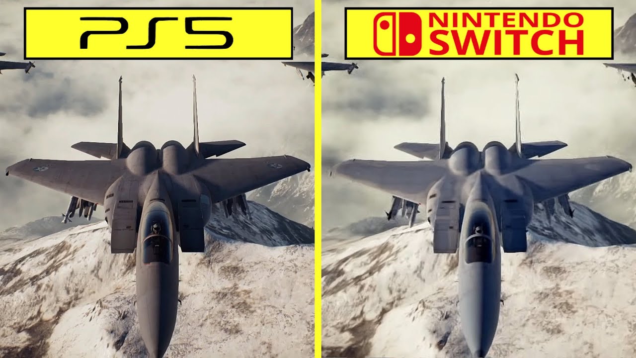 Ace Combat 7: Skies Unknown Nintendo Switch vs PS5 Early Graphics ...