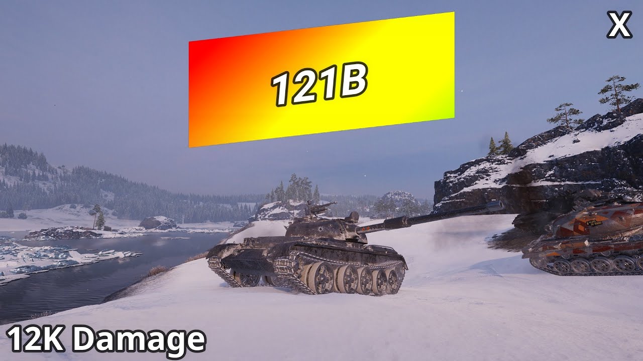 121B (12K Damage) | World of Tanks - YouTube