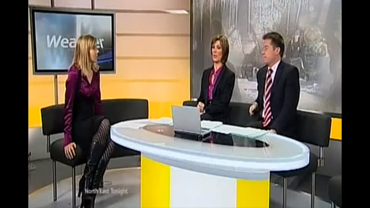 Pip Tomson Jazzy Tights North East Tonight 08 Jan 2010 - YouTube