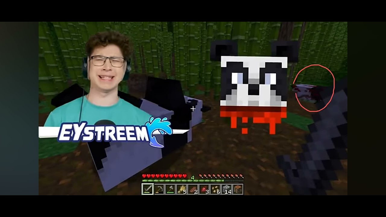 how did Eystreem miss the blood panda - YouTube