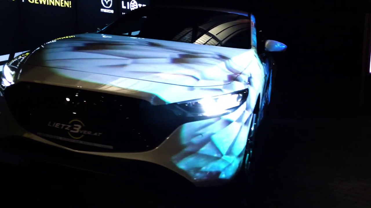 New Mazda3 - Projector Mapping - YouTube