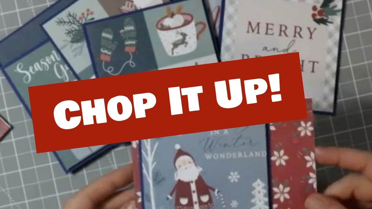 CHOP IT UP! Make FAST & EASY CARDS with Cut-A-Parts From 12x12 ...