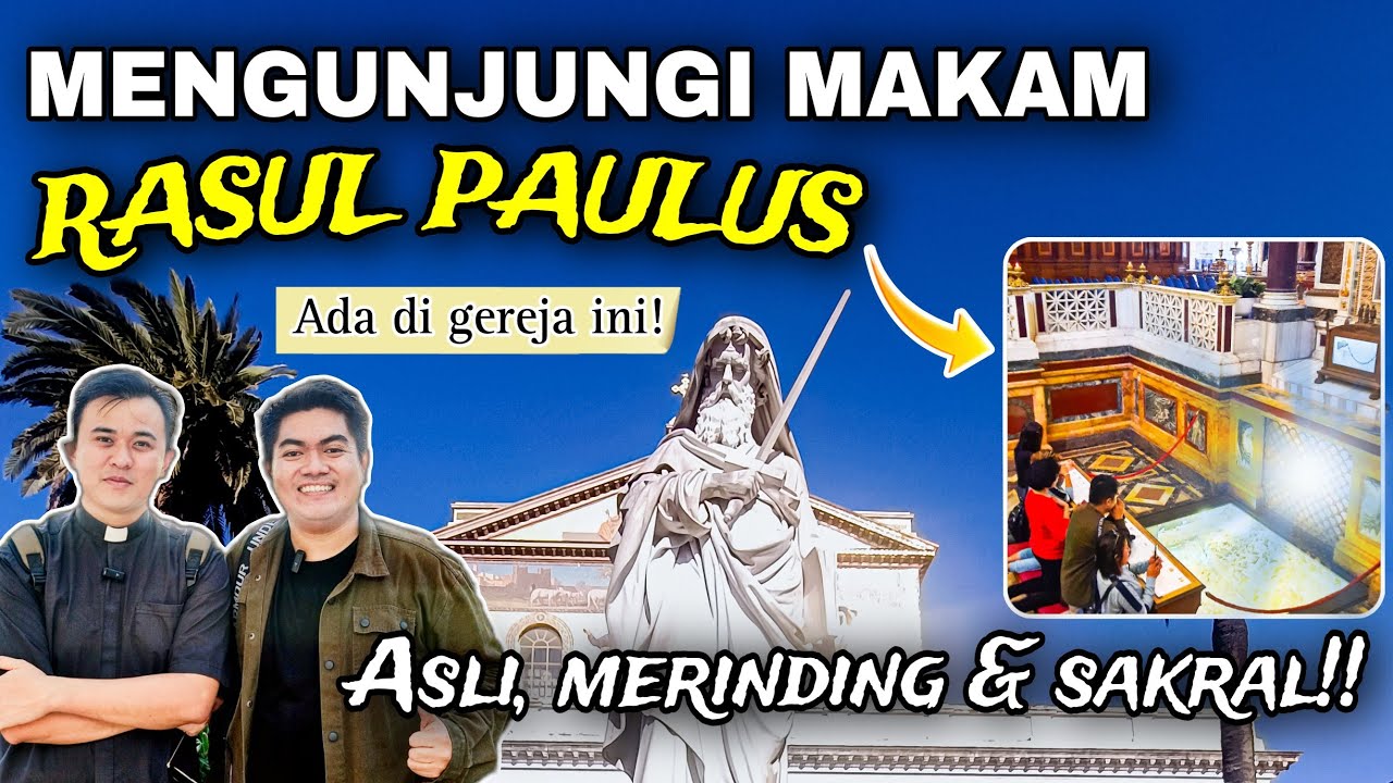 Mengunjungi MAKAM Rasul PAULUS‼️Asli, merinding & sakral! Ada di gereja ...